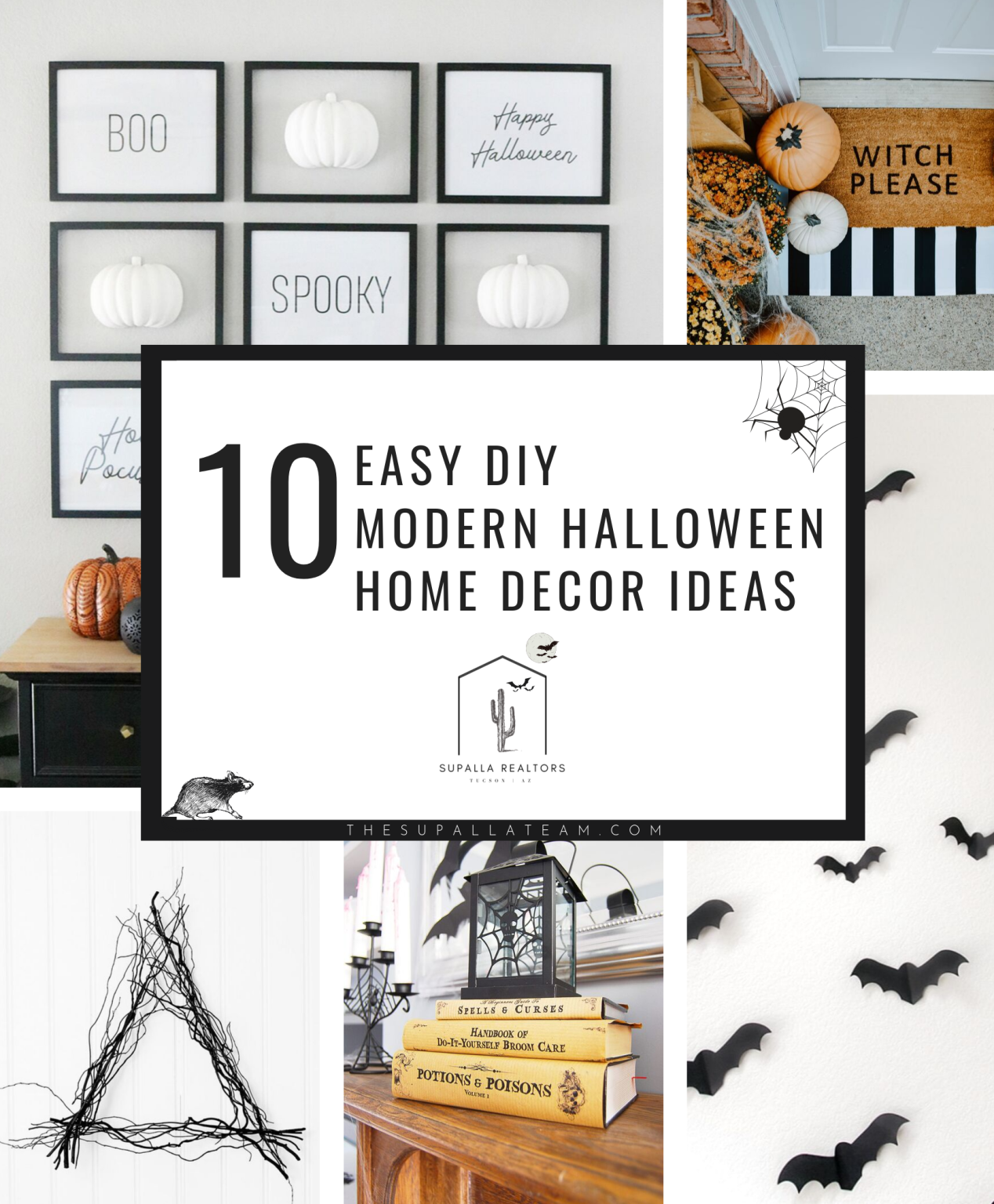 10 EASY DIY Modern Halloween Home Decor Ideas – The Supalla Team